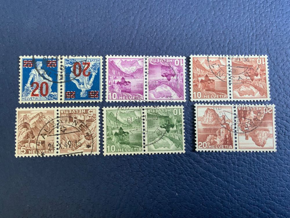 Briefmarken Schweiz Kehrdrucke sauber O | Kaufen auf Ricardo