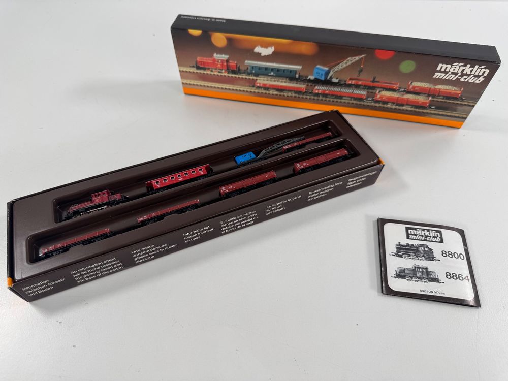 Märklin Mini-Club 8103 Spur Z Gleisbauzug (Gebraucht) in Buchrain für ...