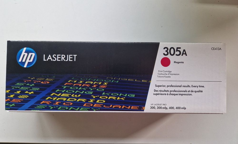 Original HP Toner 305A (CE413A) Magenta (Neu und originalverpackt) in ...