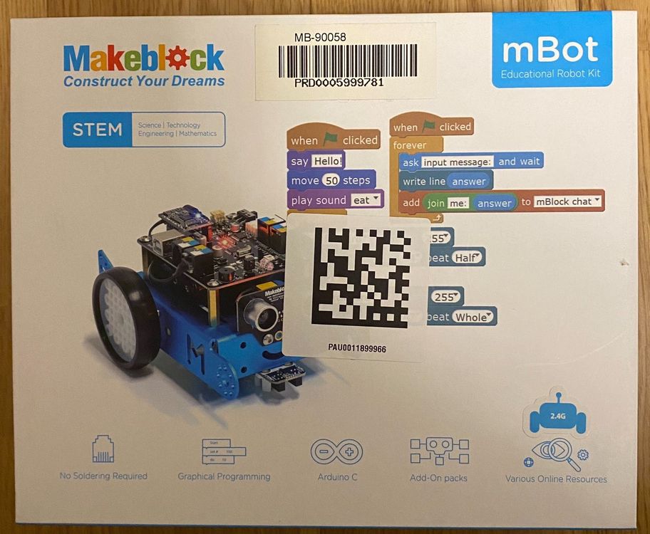 Makeblock mBot v1.1 (2.4G Version) (Neu und originalverpackt) in Neuendorf für CHF 65 – mit ...