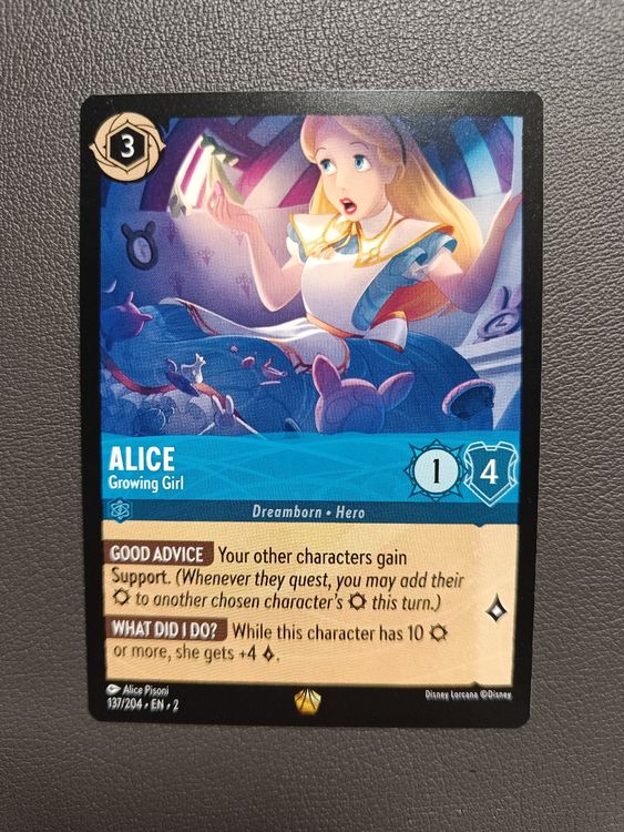 Alice Growing Girl 137/204 Lorcana (Neu (gemäss Beschreibung)) in für ...
