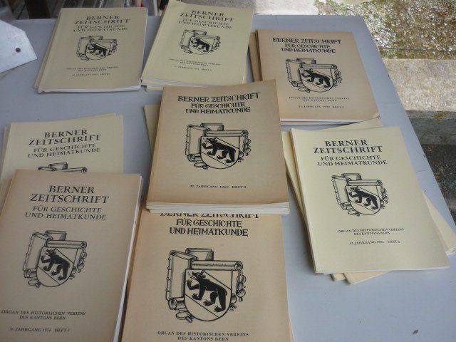 Berner Zeitschrift für Geschichte, diverse Jahrgänge Top (Gebraucht) in ...