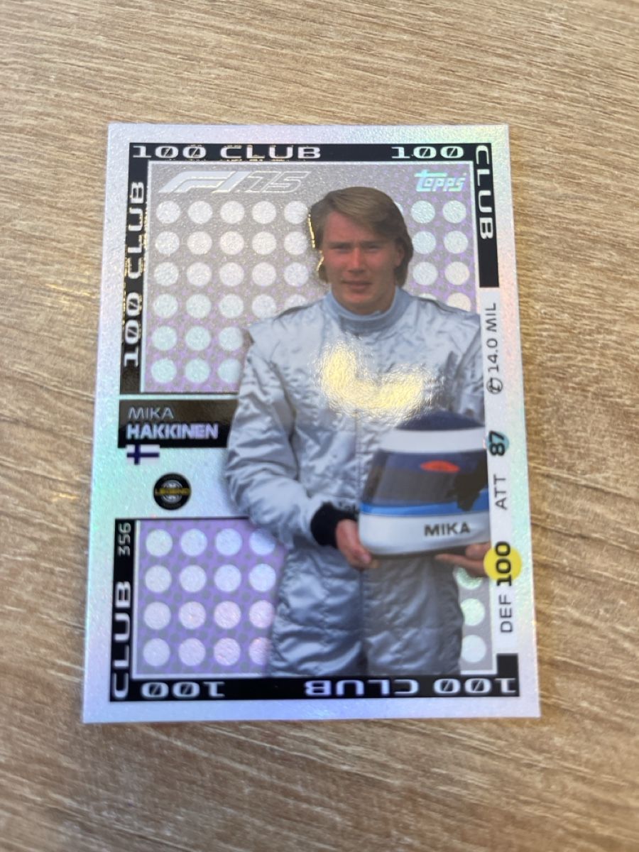 Mika Häkkinen Topps F1 100 Club Karte - Selten!Top! (Neu (gemäss ...