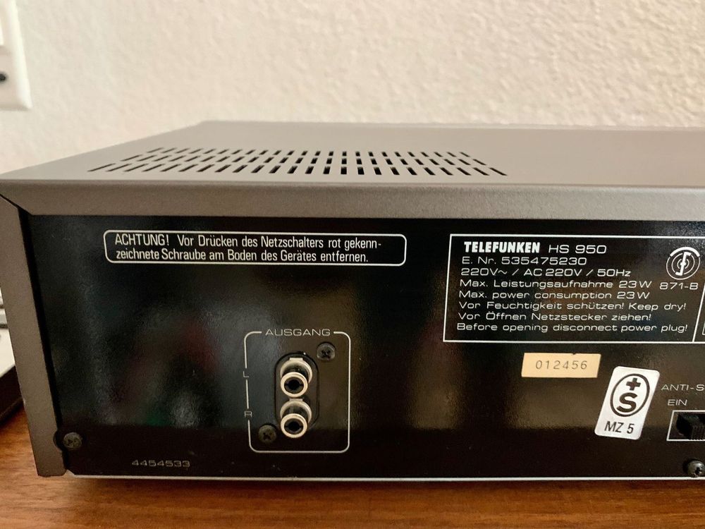 Legendärer Telefunken-CD-Player HS 950 | Kaufen auf Ricardo