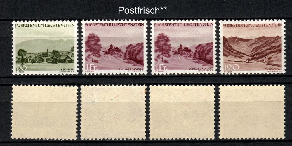FL 1944/1947 Landschaften postfrisch** (Gebraucht) in Basel für CHF 1.3 – mit Lieferung auf ...