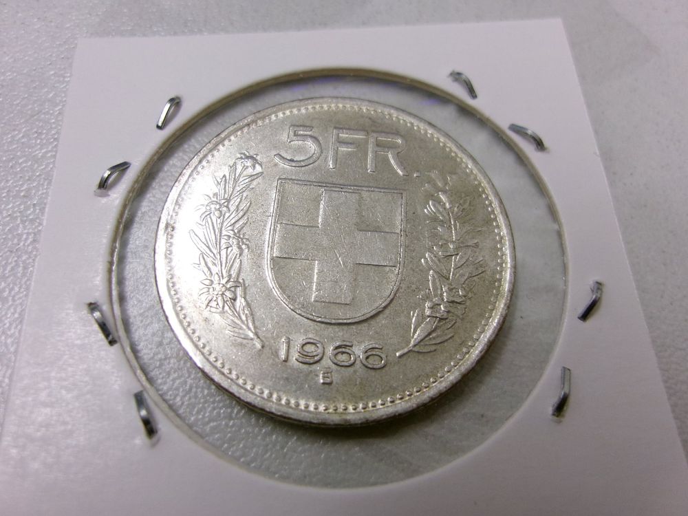 5 Franken 1966 Silber | Kaufen auf Ricardo