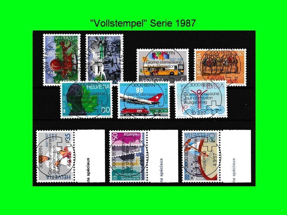 "Vollstempel Serie" (1987) (Neu (gemäss Beschreibung)) in Dübendorf für CHF 4 – mit Lieferung ...