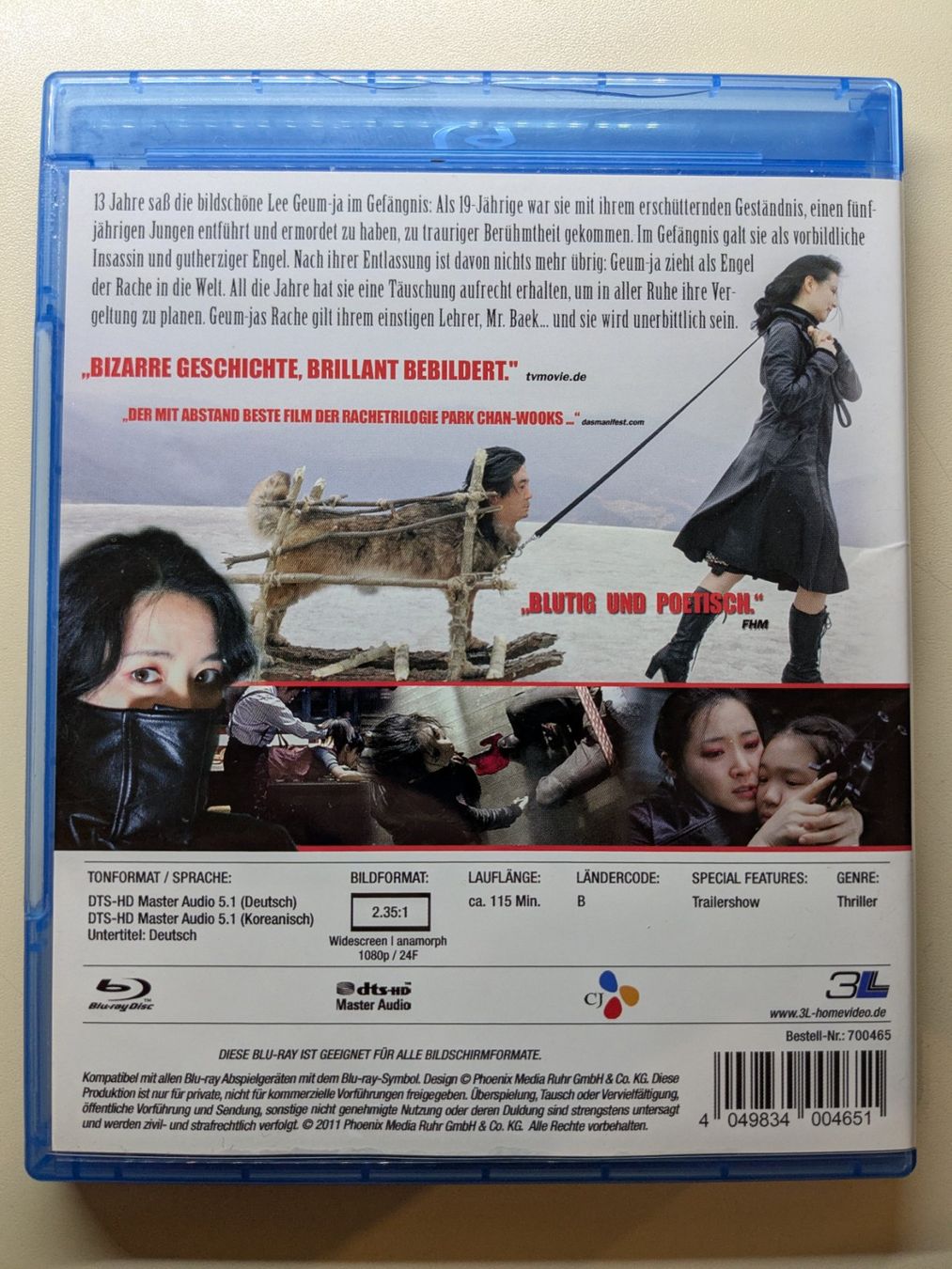 "Lady Vengeance" von Park Chan-wook [Blu-ray] (Gebraucht) in Port für ...