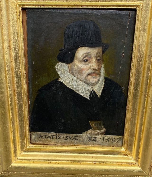 1597 - Aetatis Suae - Altes Gemälde Holz (Gebraucht) in Steinhausen für ...