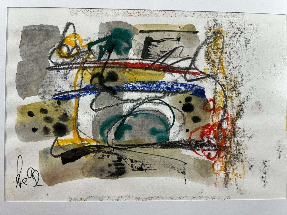 Alfons J. Keller (1924 -2003) Abstrakte Mischtechnik (Gebraucht) in Neuhausen am Rheinfall für ...