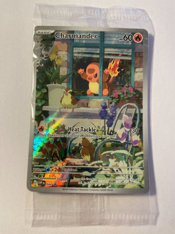 Pokemon Charmander 044 SV Black Star Promos Sealed EN (Neu (gemäss ...
