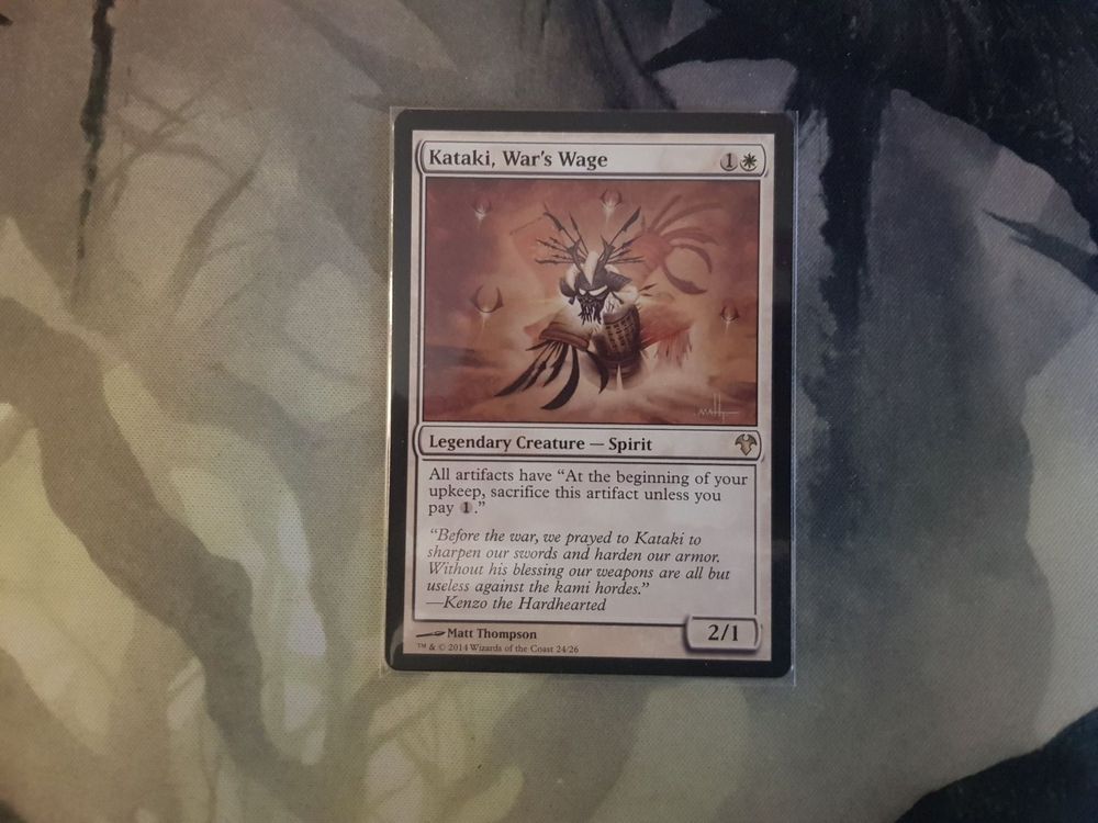 Magic Karte: 1x Kataki War's Wage (Neu (gemäss Beschreibung)) in ...