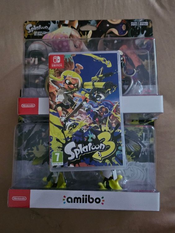 Splatoon 3 + Squid Sisters & Off the Hook Amiibos (DLC) (Neu und originalverpackt) in Wabern für ...