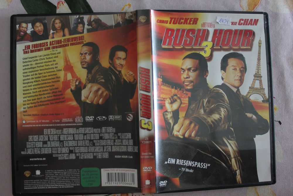 DVD Rush Hour 3 - Chris Tucker, Jackie Chan, Max von Sydow (Gebraucht ...