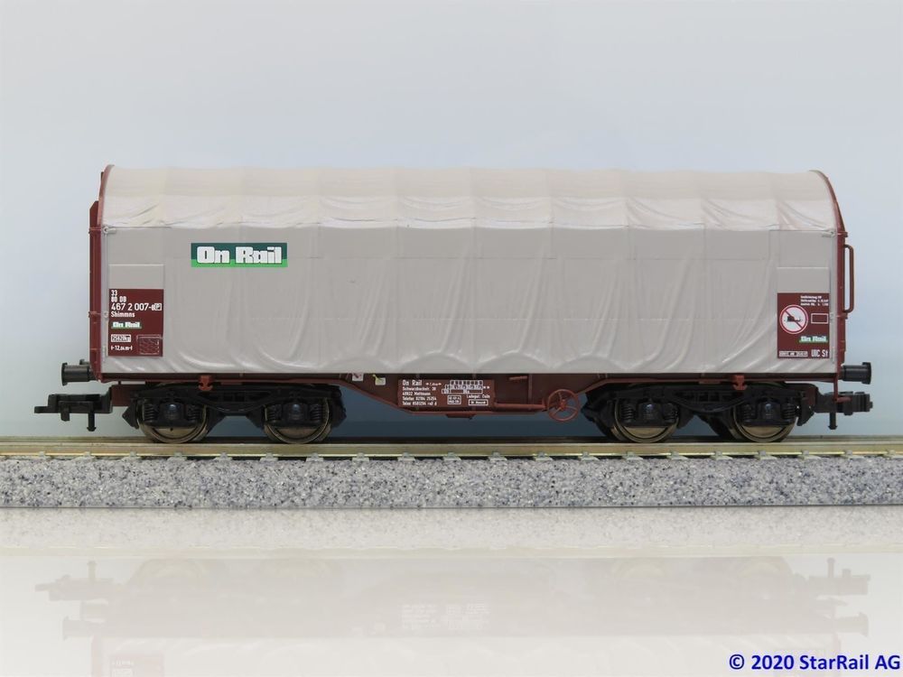 Roco 51140.3 DB Schiebeplanenwagen Shimmns 33 80 467 2 007-8 (Gebraucht ...