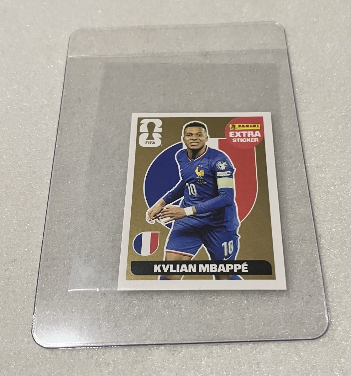 Panini Extra Sticker WM 2026 Kylian Mbappé Gold (Neu (gemäss ...