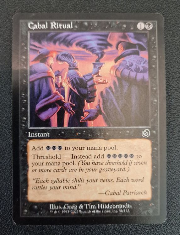 Cabal Ritual, Magic the Gathering (Gebraucht) in Hochdorf für CHF 5 ...