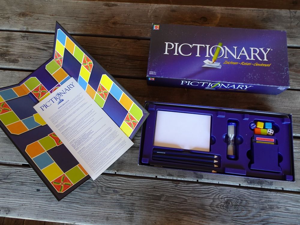 Pictionary Brettspiel von Mattel ab 12 Jahren - Sa23.51 (Gebraucht) in ...