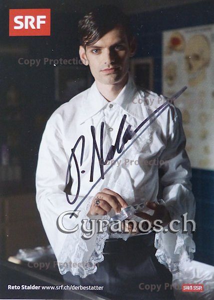 Reto Stalder (1986) Schauspieler - sign. Foto DER BESTATTER | Kaufen ...