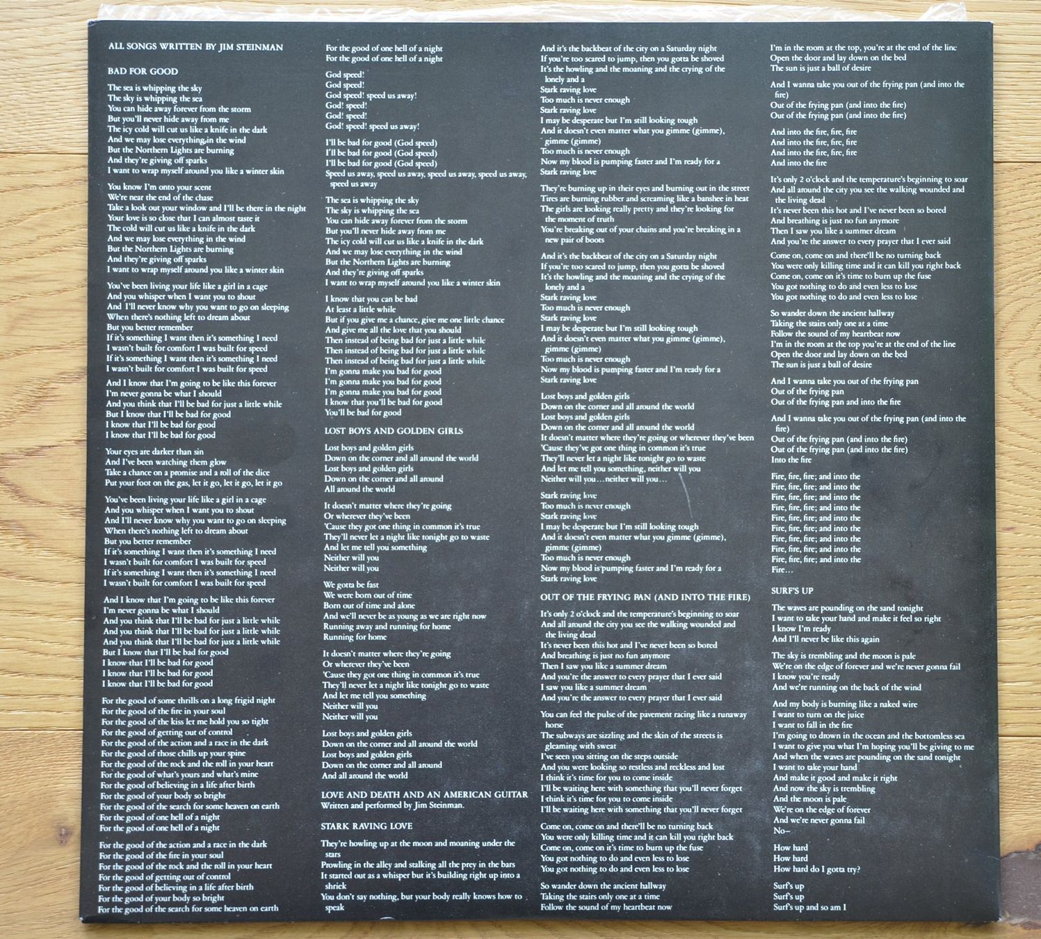 Jim Steinman - Bad For Good (Gebraucht) in Glarus für CHF 7 – nur ...