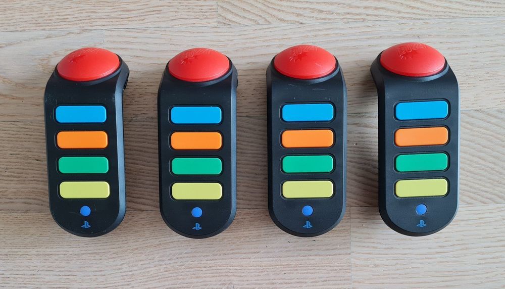 Original Wireless Playstation BUZZ Controller 4er Set (Gebraucht) in ...