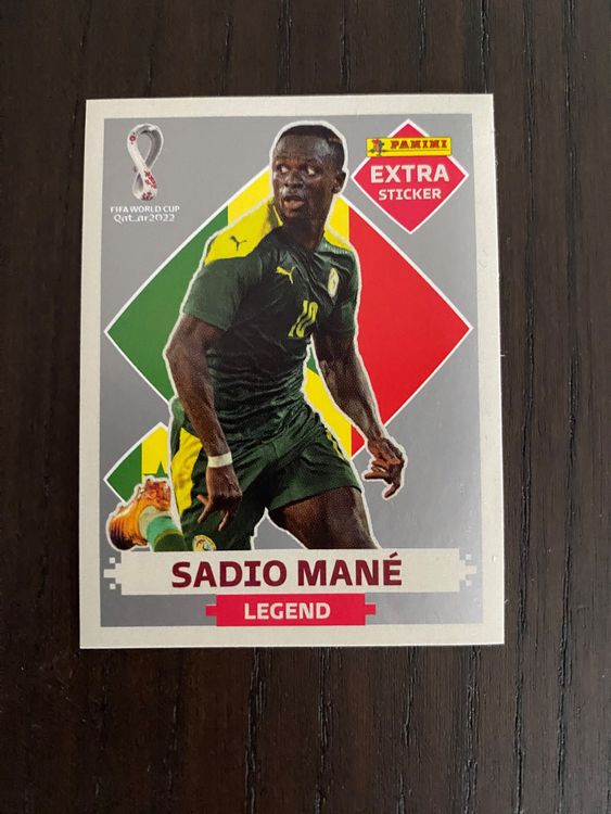 Panini Extra Sticker Legend Silber Sadio Mane | Kaufen auf Ricardo