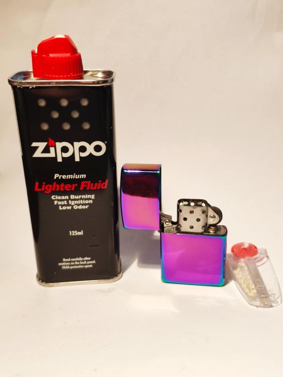 Benzin Feuerzeug ZORR Rainbow + orig. Zippo benzin + erzatz (Neu ...