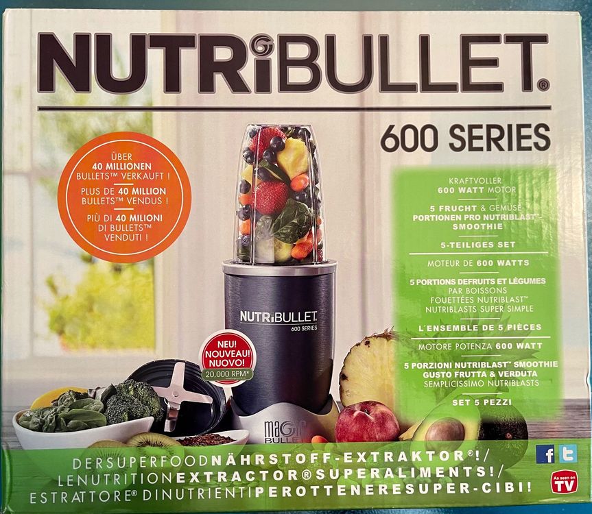 Nutribullet 600 Series 5-teilig NEU! (Neu und originalverpackt) in ...