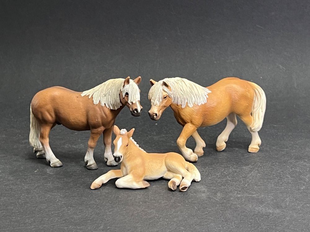 Schleich Haflinger Stute Hengst Fohlen (Gebraucht) in Ennetbaden für CHF 24 – mit Lieferung auf ...
