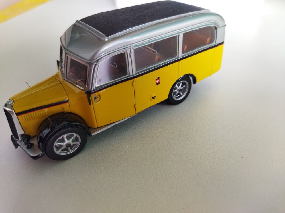 Saurer KC2 CBD I.P 1601 "Alpenwagen" 39' von Tek-Hoby 1/50 (Neu und originalverpackt) in La ...