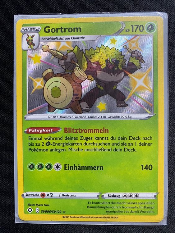 Shiny Rillaboom SV6 - Shiny Gotrom - Shining Fates - DE | Kaufen auf ...