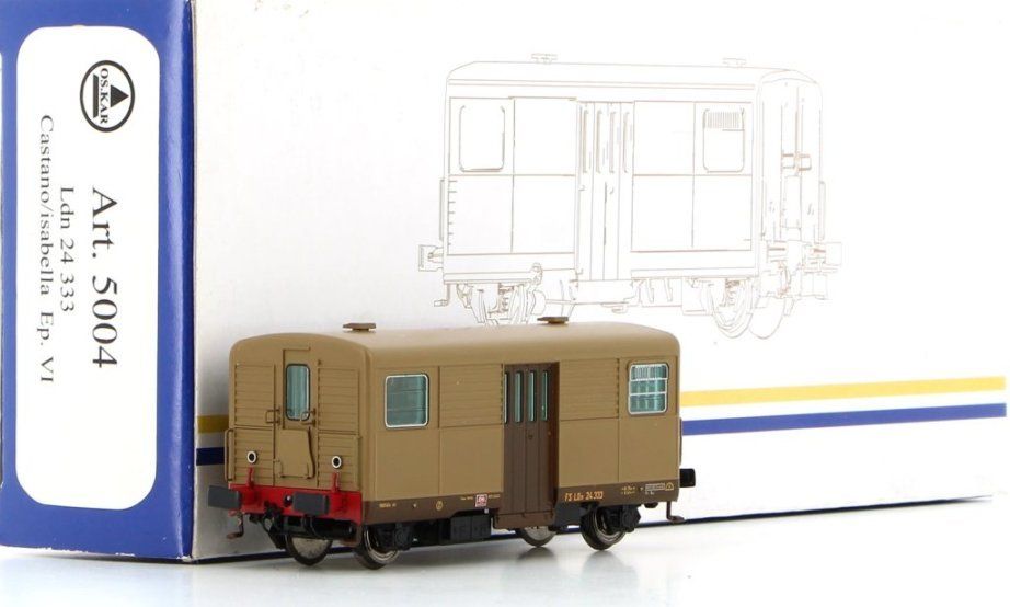 Os.Kar H0 5004 FS Gepäck+Velo Zwischenwagen Ldn 24 mit Licht (Neu und ...