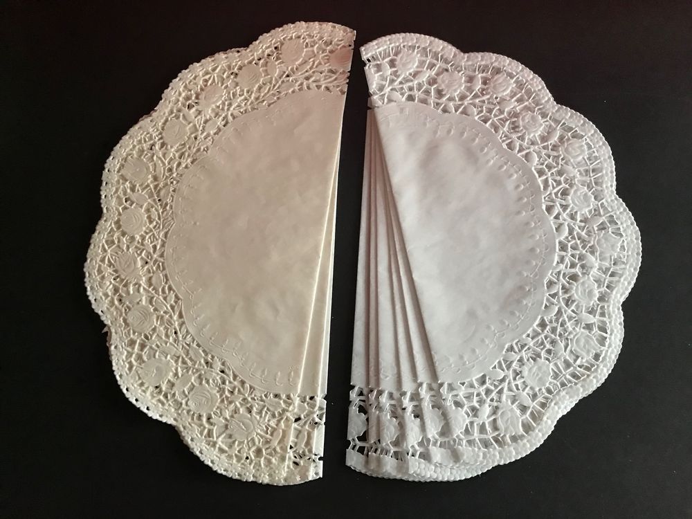 Tortenpapier Papierspitzen Tortenspitzen 26-33 cm 19 Stk (Neu (gemäss ...
