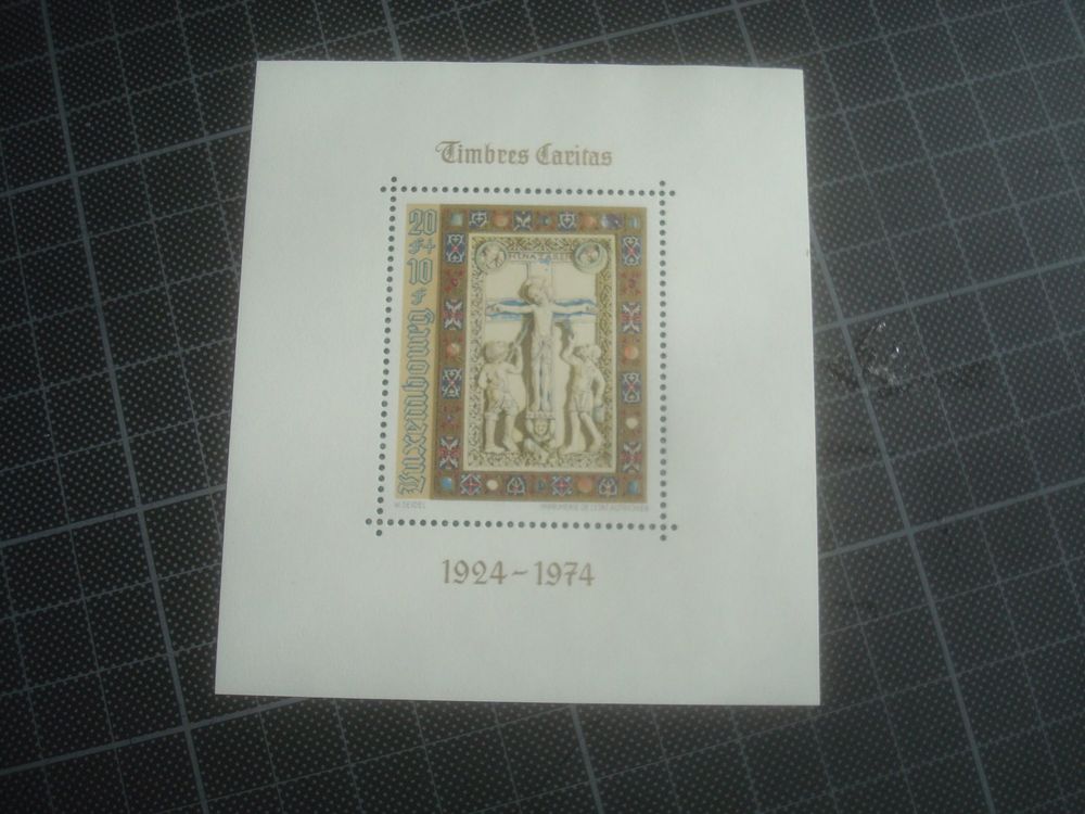 1974 Luxemboug Block Timbre Caritas (Gebraucht) in Gordola für CHF 0.7 ...