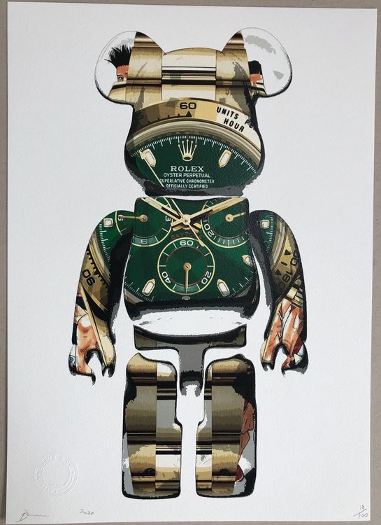 Death: Rolex Bearbrick, signiert 18/100 | Kaufen auf Ricardo