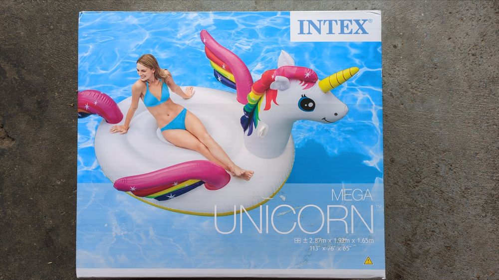 Wasserliege Mega Unicorn Island, Luft Matratze | Kaufen auf Ricardo