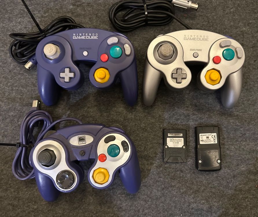 Nintendo Gamecube Set mit Spiele 3x Kontroller 2x Memorycard | Kaufen ...