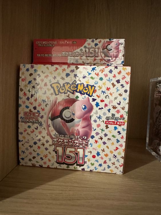 Pokemon 151 Display Booster Box Japanese New (Neu (gemäss Beschreibung ...