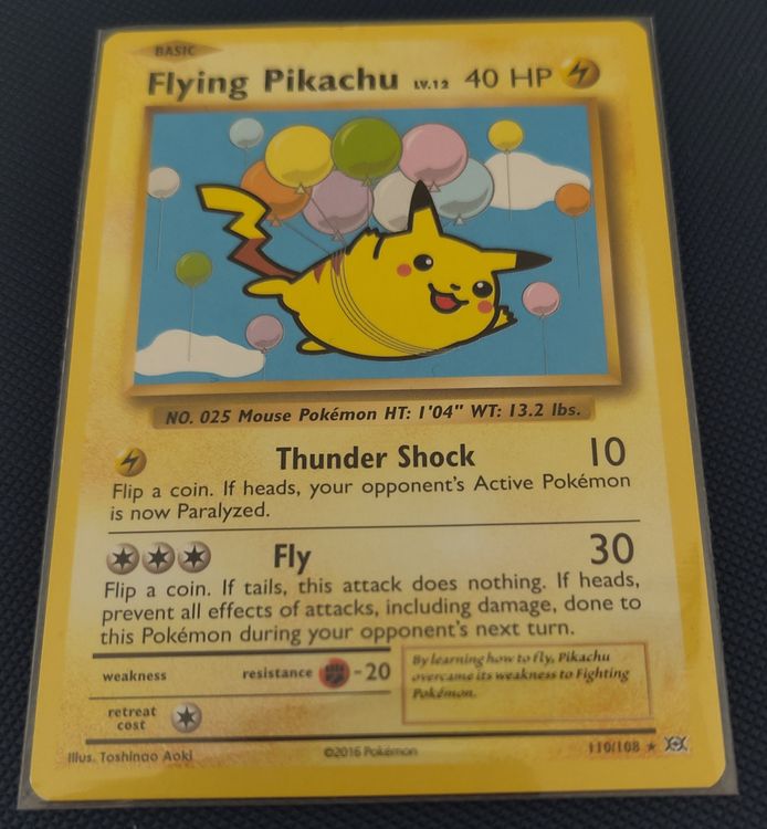 Pokémon Flying Pikachu / Fliegendes Pikachu 110/108 EN (Gebraucht) in ...