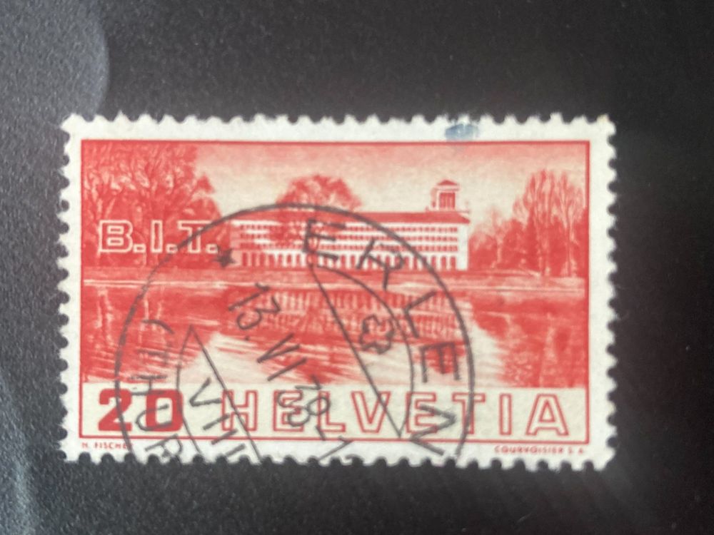 Schweiz 1938 BIT 20 Rp Vollstempel ERLEN 13.VI.38 (Gebraucht) in Liestal für CHF 1 – mit ...