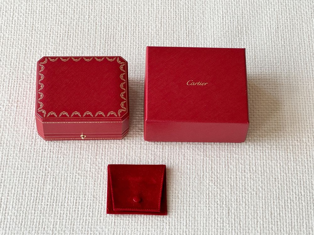 Cartier Schmuck Schachtel Ecrin Box mit Etui (Neu (gemäss Beschreibung ...