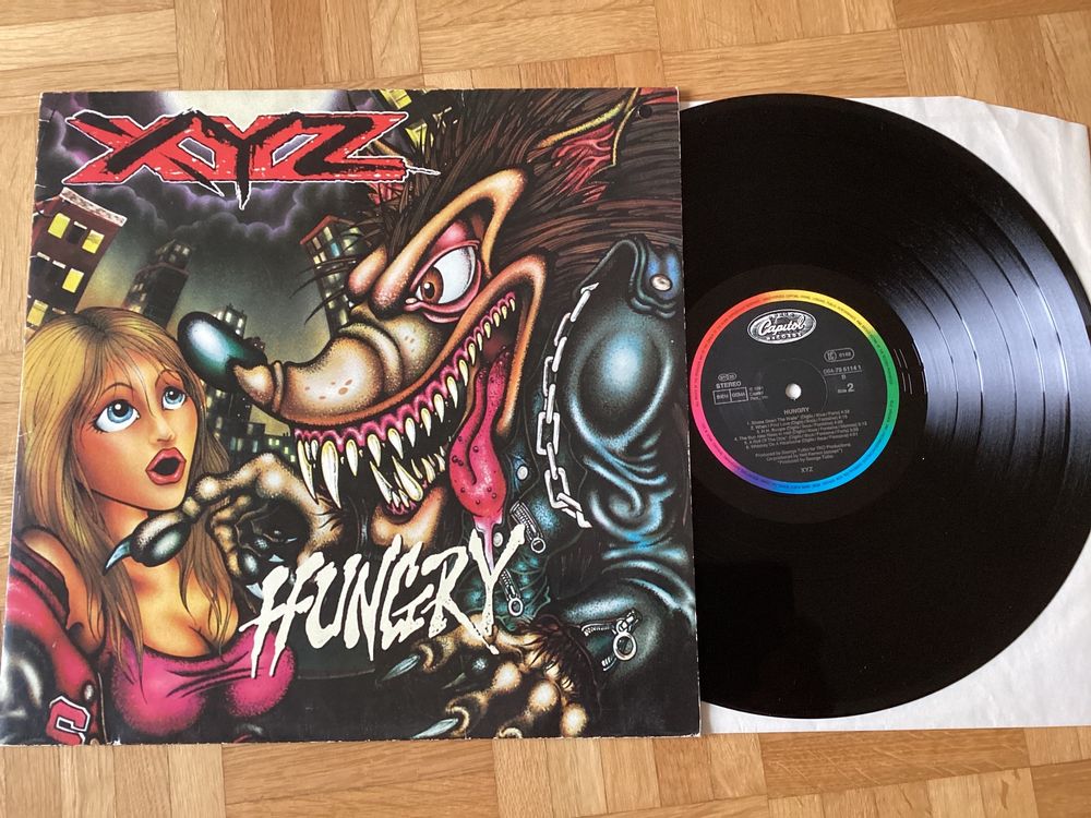 XYZ - Hungry LP Mega rare Orig. 1991 Glam-/ Sleaze Metal | Kaufen auf ...