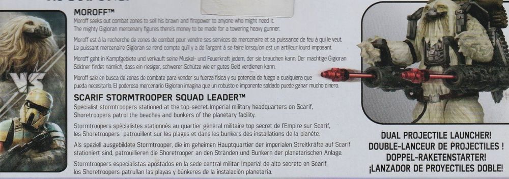 MOROFF vs SCARIFF STORMTROOPER 9 cm STAR WARS ACTION FIGURE (Neu und ...