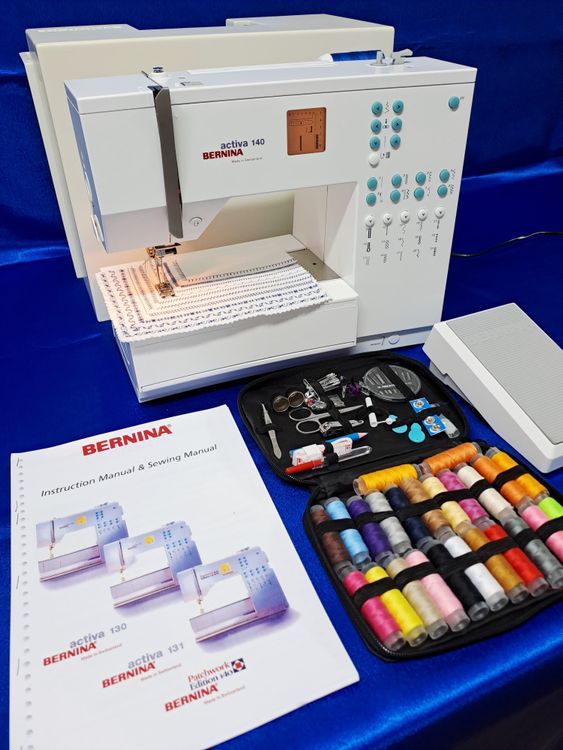BERNINA ACTIVA 140 WIE NEU GARANTIE 3MT FRISCH REVIDIERT (Gebraucht) in ...