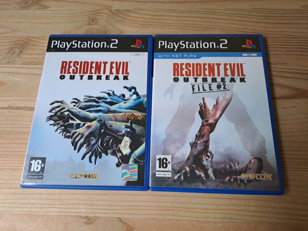 Resident Evil Outbreak 1 + File #2 - 2 Spiele für PS2 im Set | Kaufen auf Ricardo