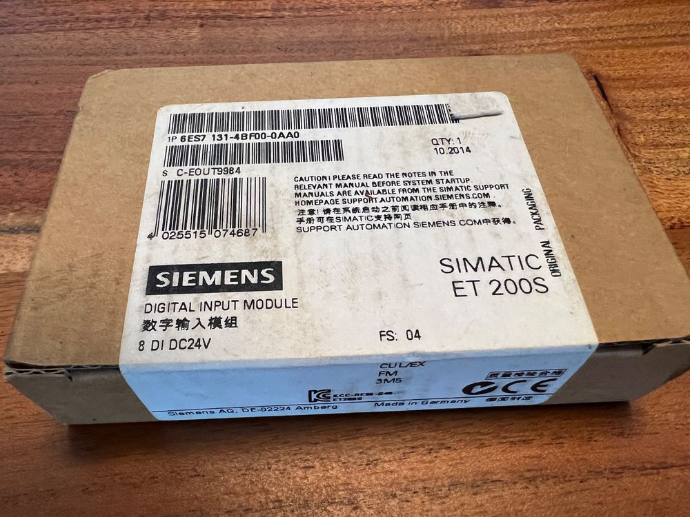 Siemens Simatic ET200S Digital Input Module (Neu und originalverpackt ...