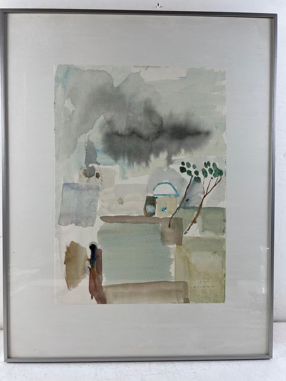 Heinz-Peter Kohler (1935) Swiss Art Aquarell Handsigniert (Gebraucht) in Neuhausen am Rheinfall ...