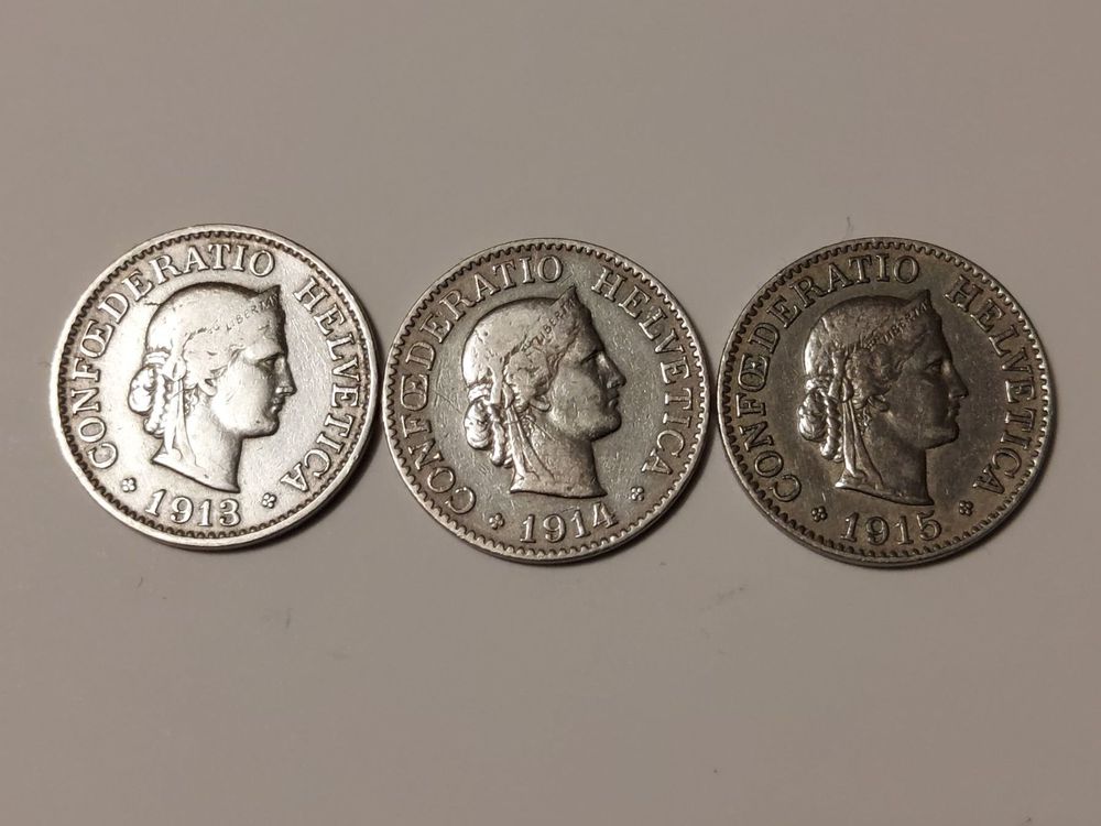 Alte 10 "Räppler" von 1913/1914/1915 (Gebraucht) in Schlatt TG für CHF ...