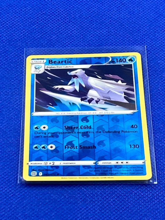 Pokemon Brilliant Stars Beartic 043 / 172 Reverse Holo EN (Neu (gemäss ...