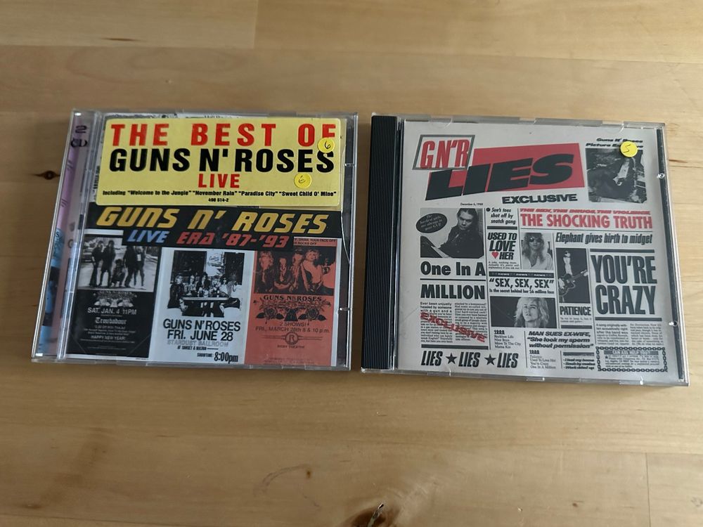 GUNS N ROSES The best of 2 CD + Lies tolle CD's Metal Kult (Gebraucht ...